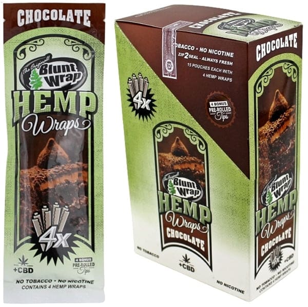 The Original Blunt Wrap – Hemp Wraps – Chocolate – Puffs Hub